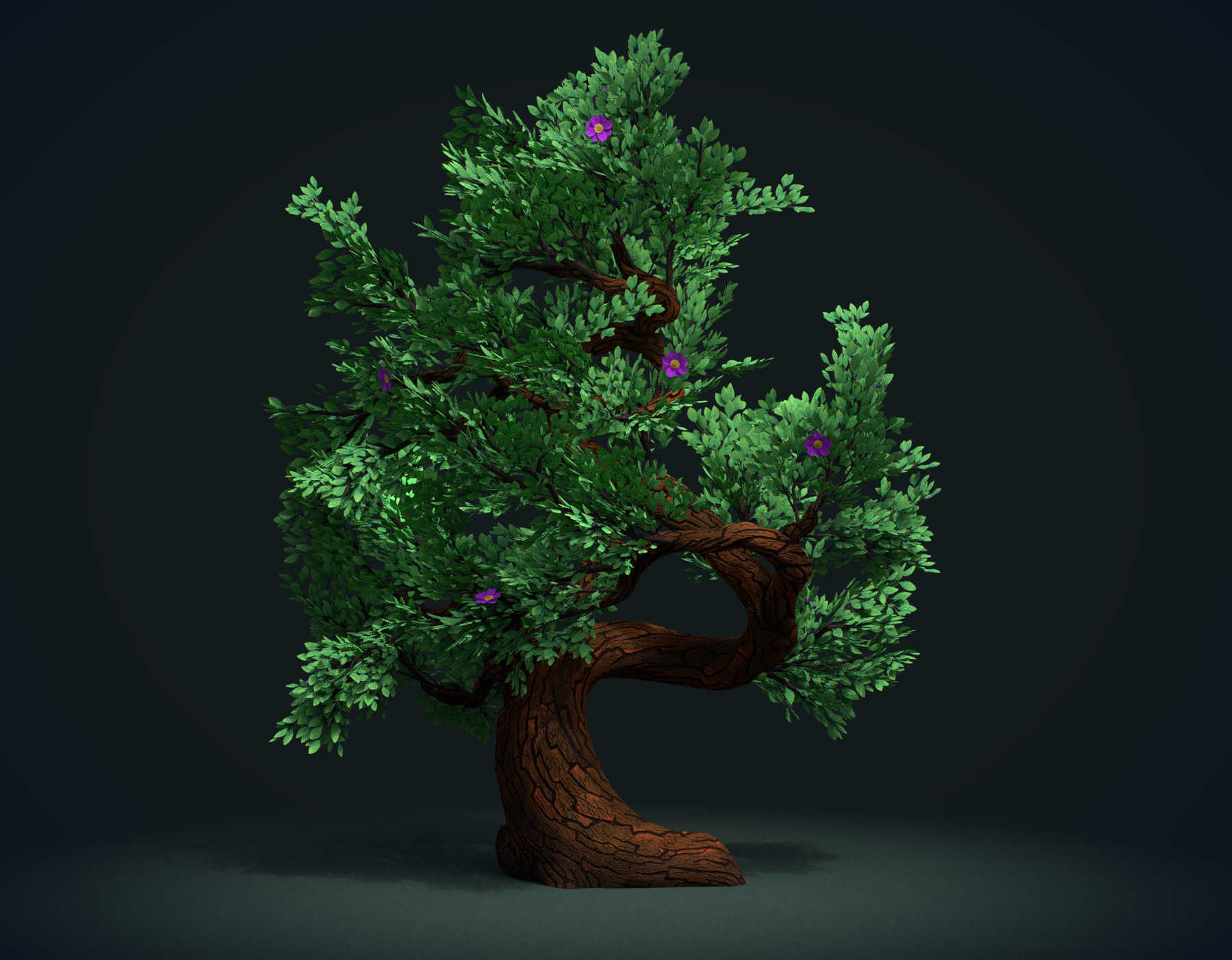 ArtStation - Tree with flowers | Resources