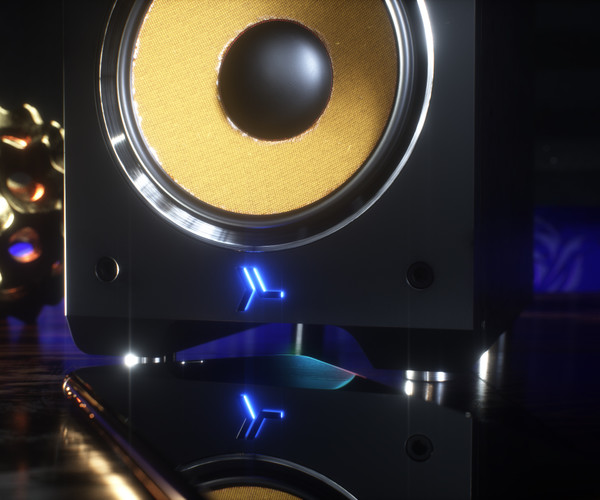 ArtStation - Studio Monitor Speakers 3D Model | Resources