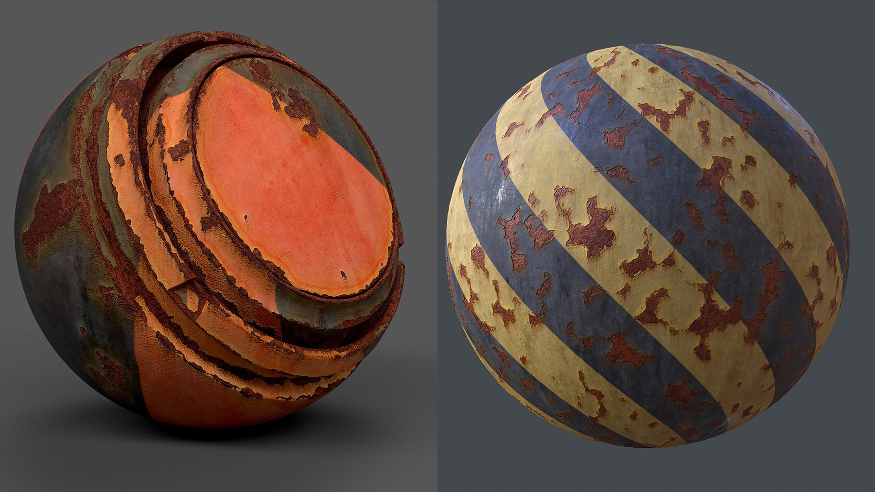 ArtStation - Rusty Paint Substance | Game Assets