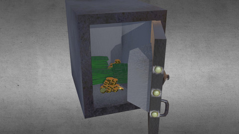 ArtStation - Old safe box | Resources