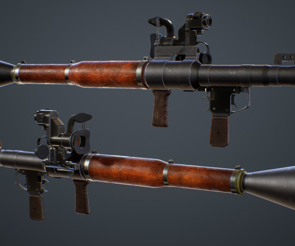 ArtStation - RPG-7 Rocket Launcher | Game Assets