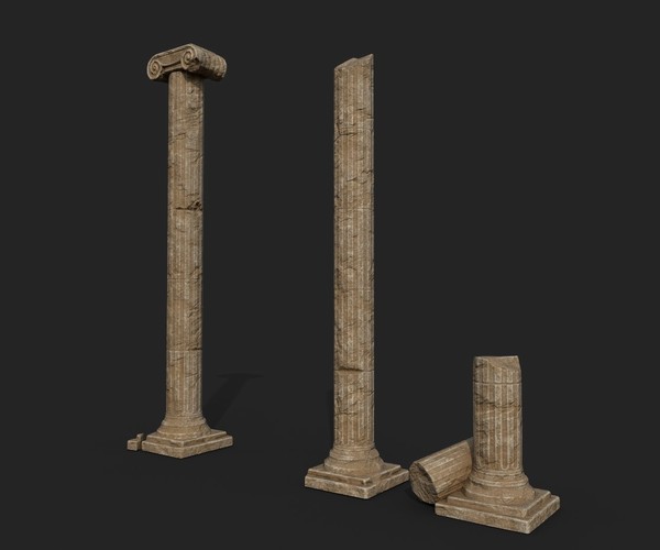 ArtStation - Broken Columns Set | Resources