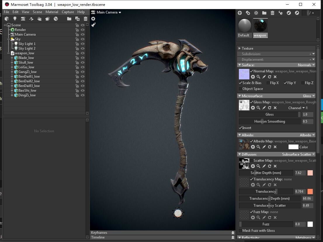 ArtStation - Death Sickle | Game Assets