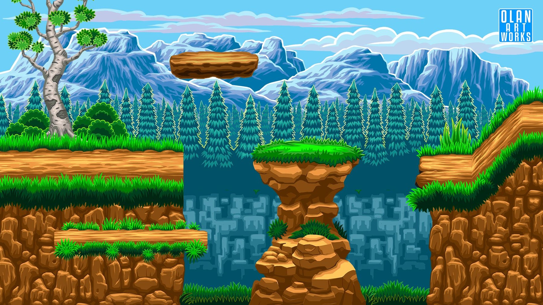 ArtStation - 2d Forest Pack | Game Assets