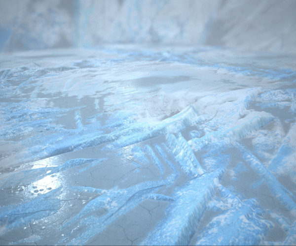 ArtStation - Procedural Glacier material | Resources