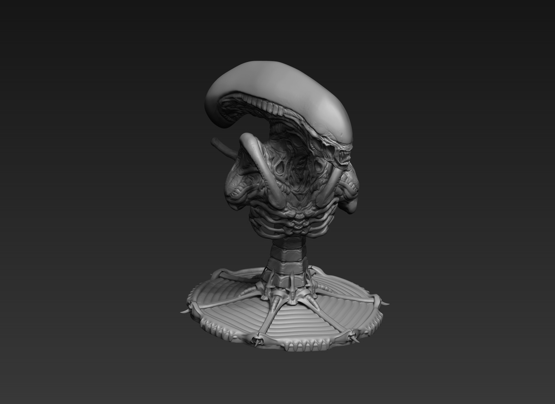ArtStation - Alien Bust Statue | Resources
