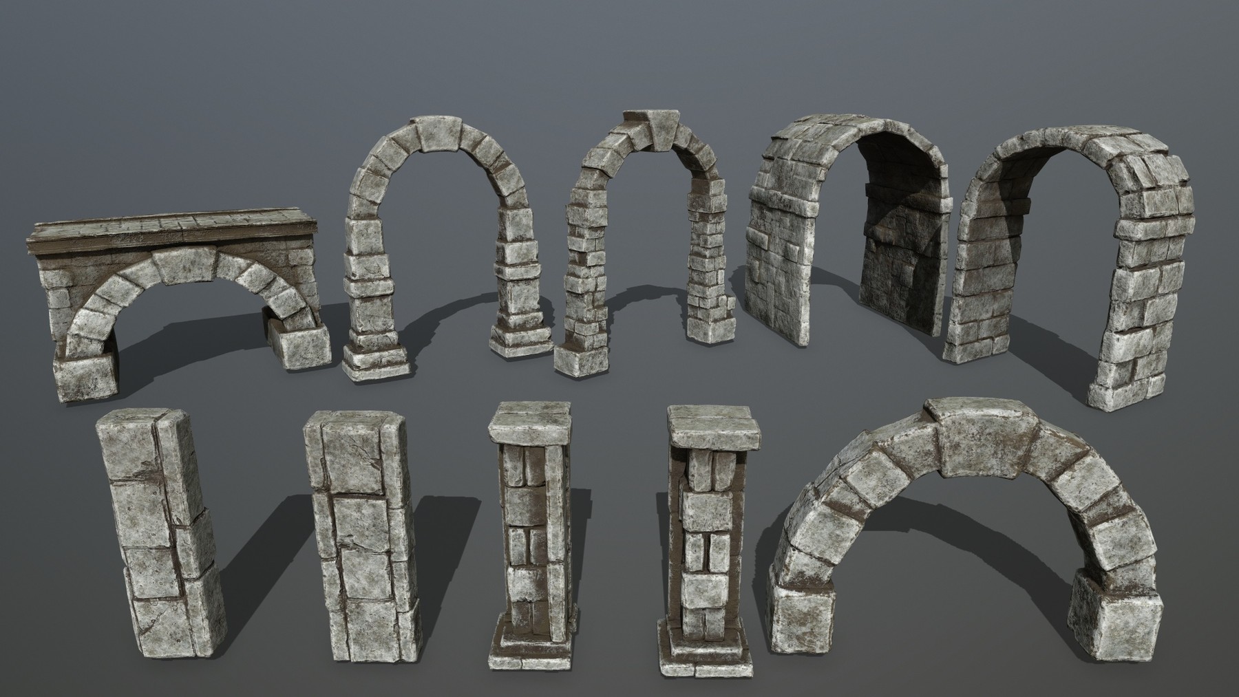 ArtStation - old ruin set | Resources