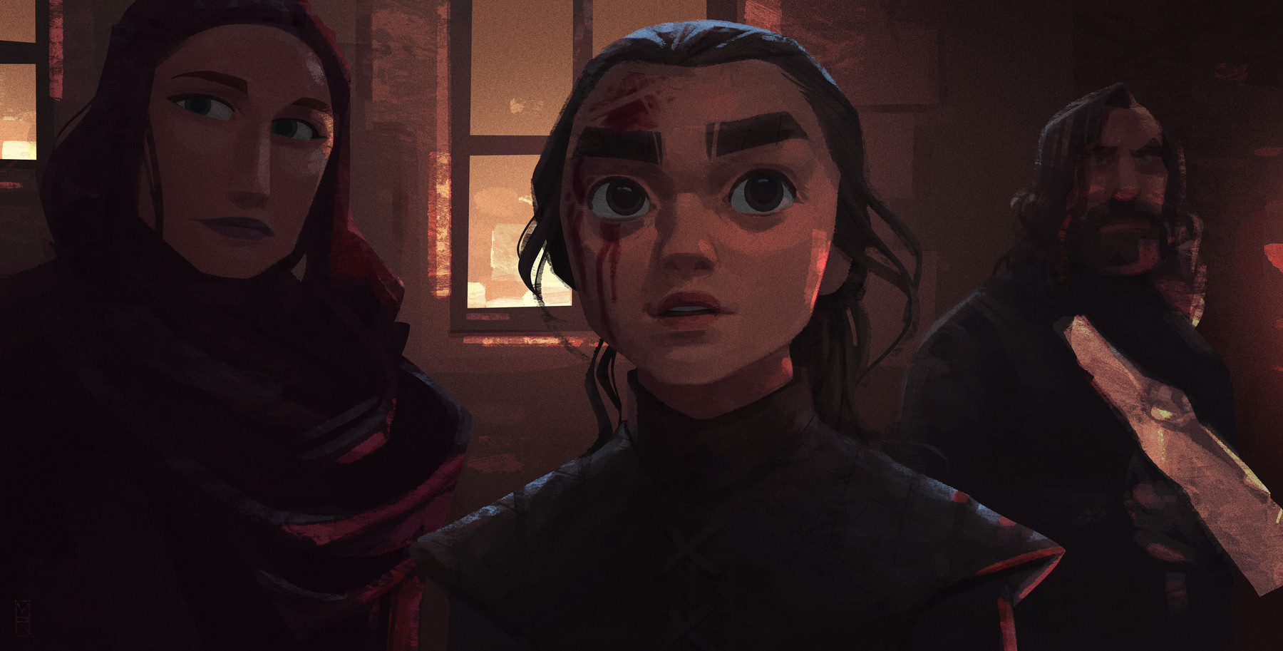 ArtStation - Not Today_GoT_Fan art_Printable files JPG and PNG | Artworks