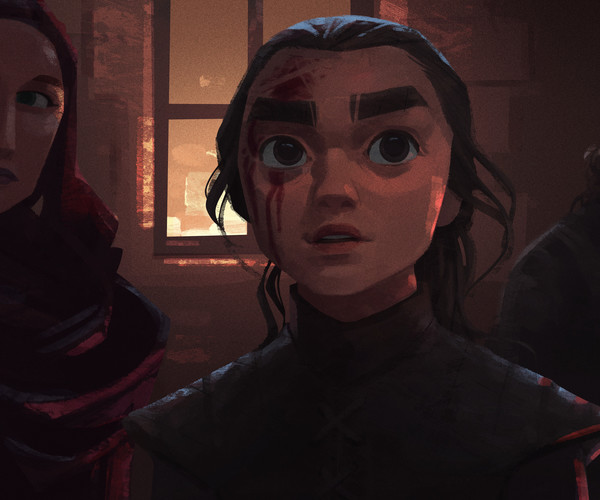 ArtStation - Not Today_GoT_Fan art_Printable files JPG and PNG | Artworks