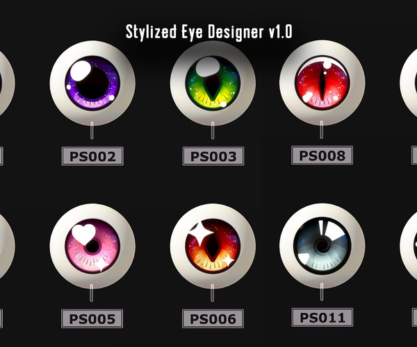 ArtStation - Stylized Eye Designer v1.0 | Game Assets