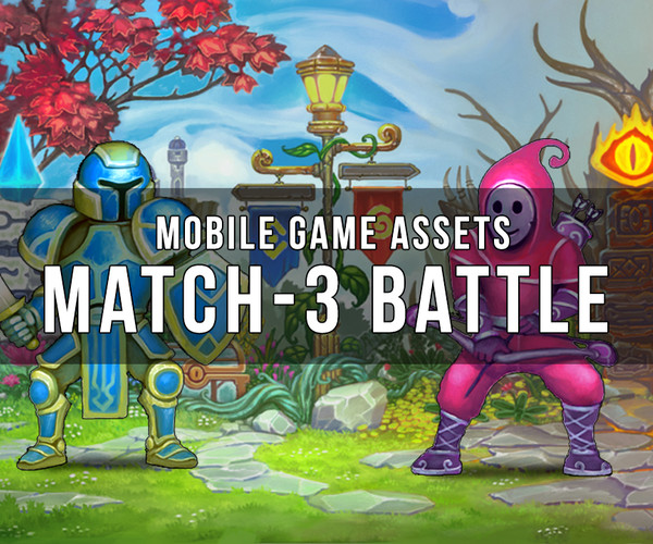 ArtStation - Match-3 Battle Game Assets | Game Assets