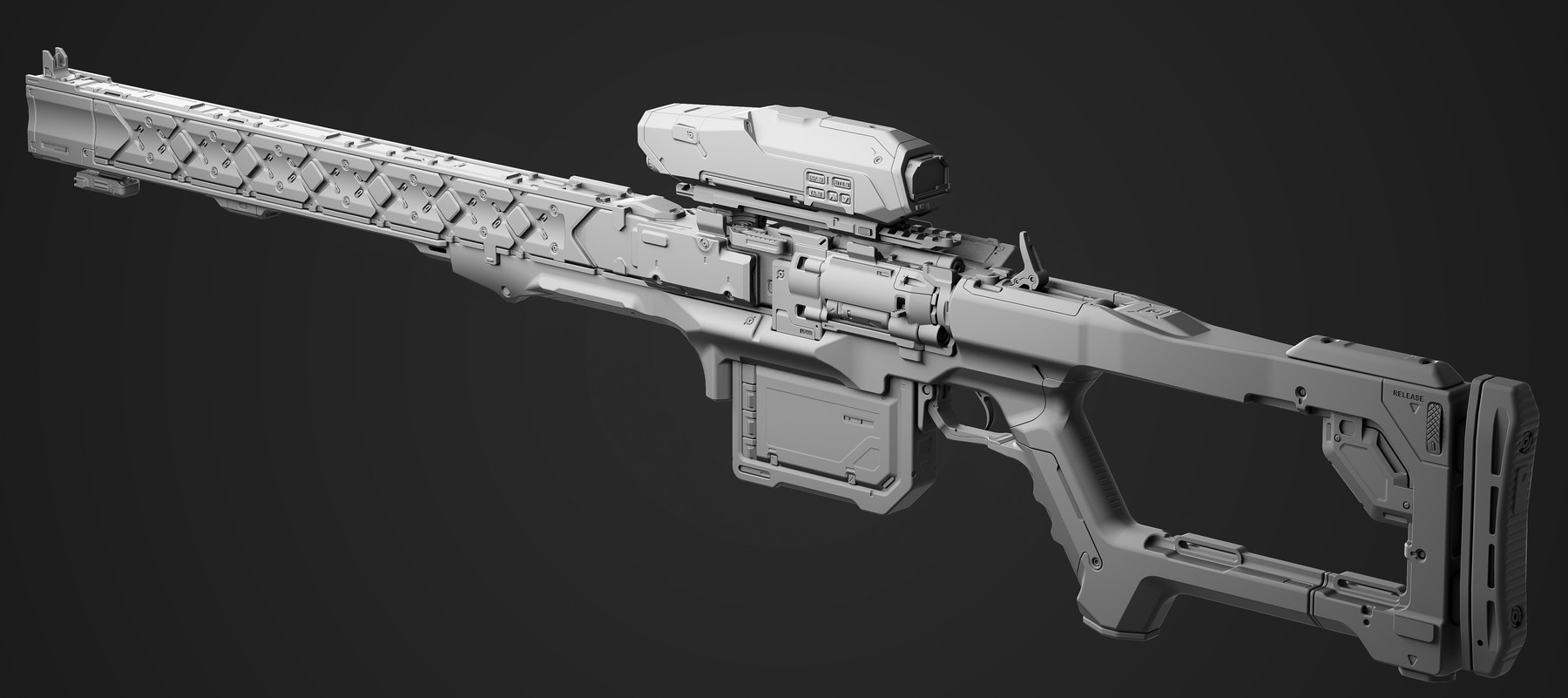 ArtStation - Sniper Design Demo in Fusion 360 | Tutorials