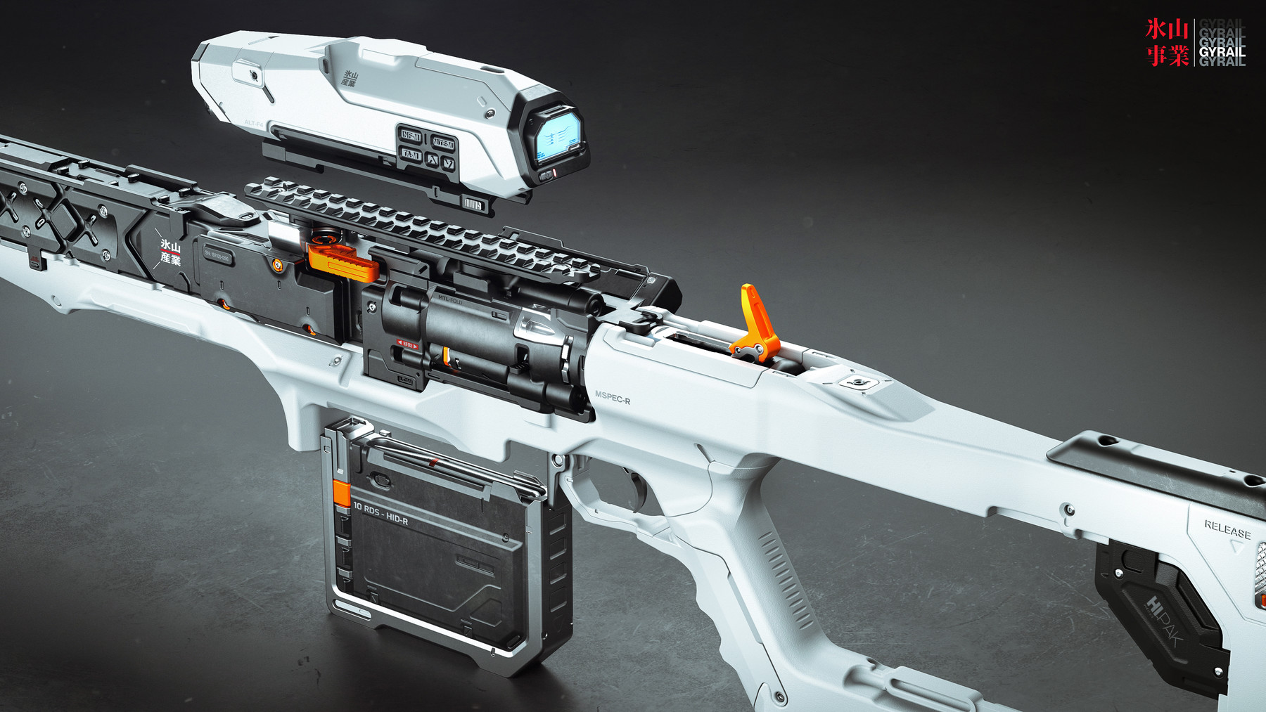 ArtStation - Sniper Design Demo in Fusion 360 | Tutorials