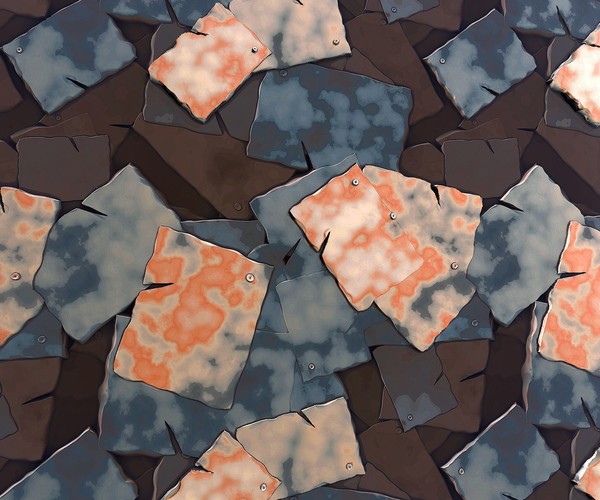 ArtStation - Cartoon Metal Plates | Game Assets