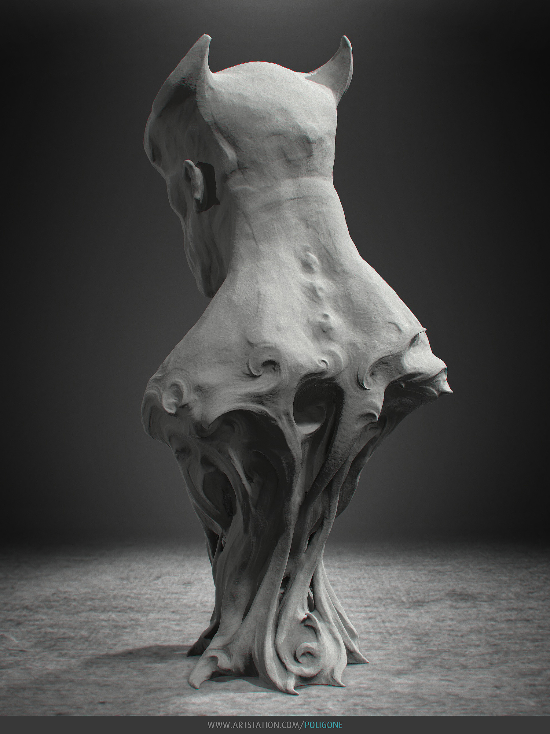 ArtStation - CALM Statue - 3D Printable | Resources