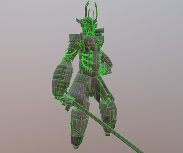 ArtStation - Samurai Mech、robot | Game Assets