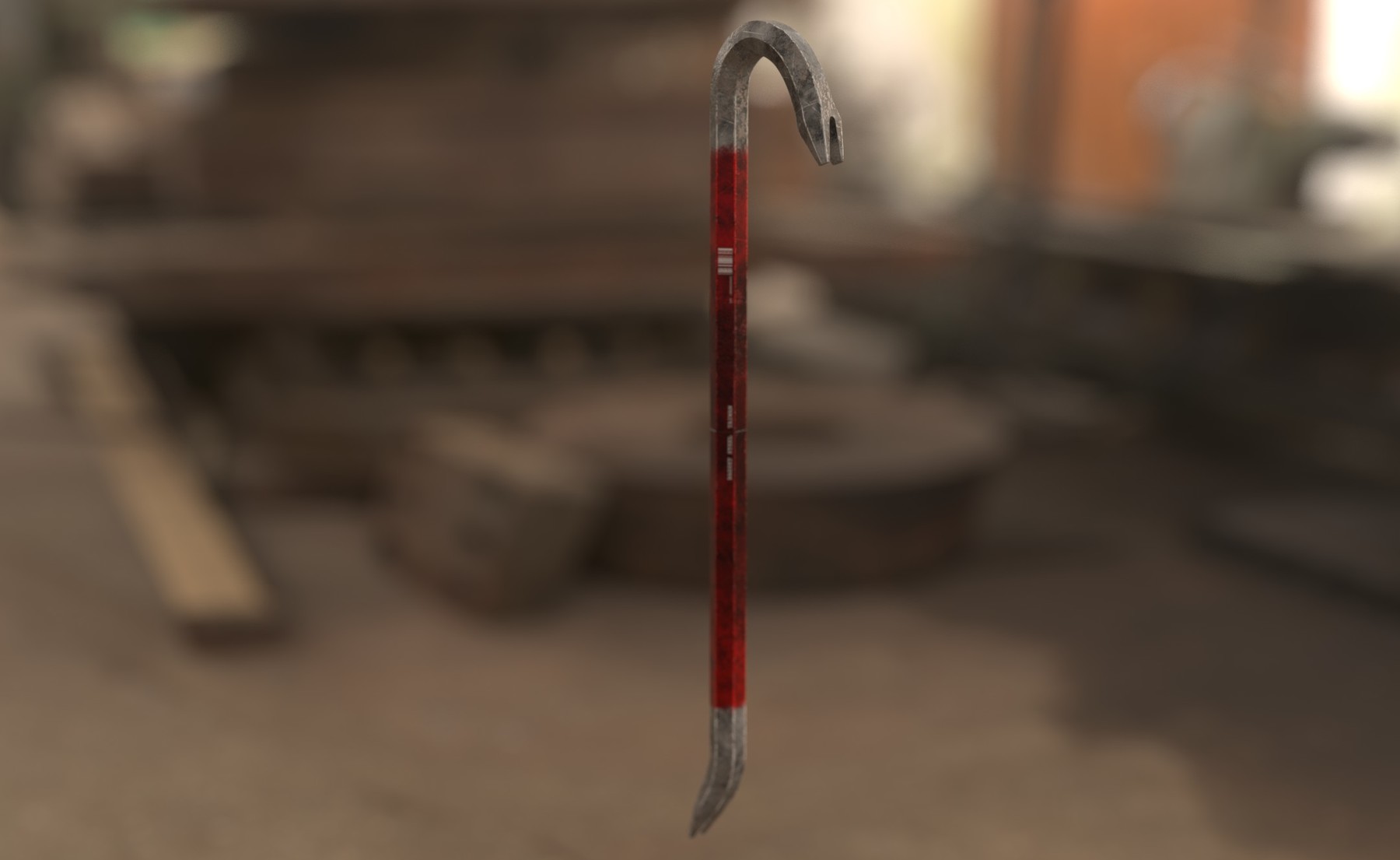 ArtStation - Industrial Forged Steel Crowbar | Game Assets