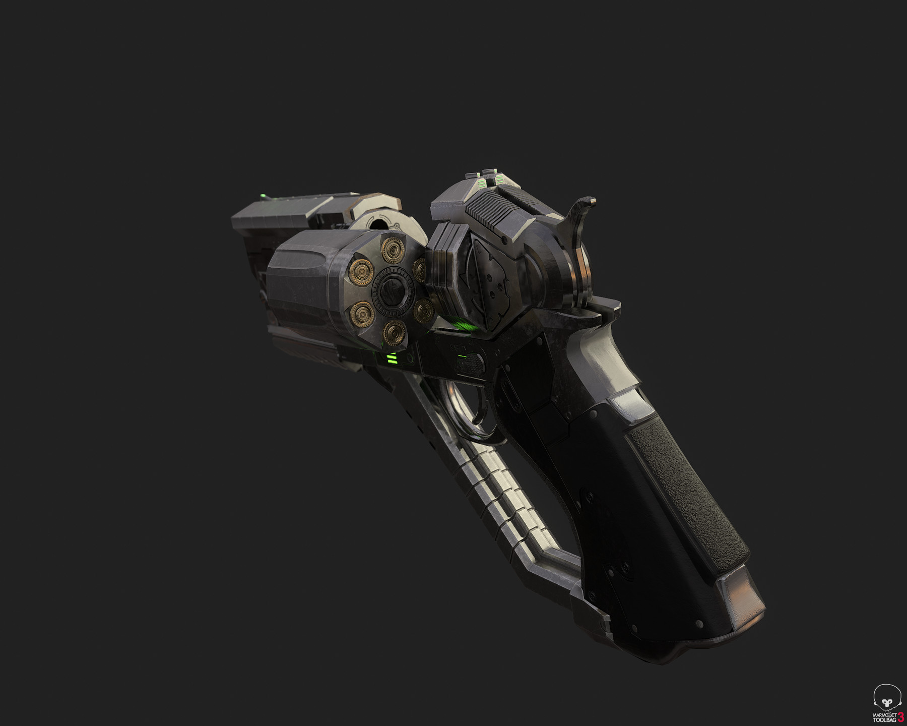 ArtStation - Revolver-Pistol Hybrid | Game Assets