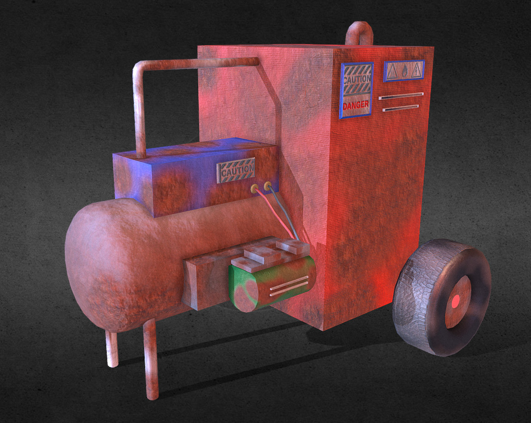 ArtStation - Old Portable Generator | Resources