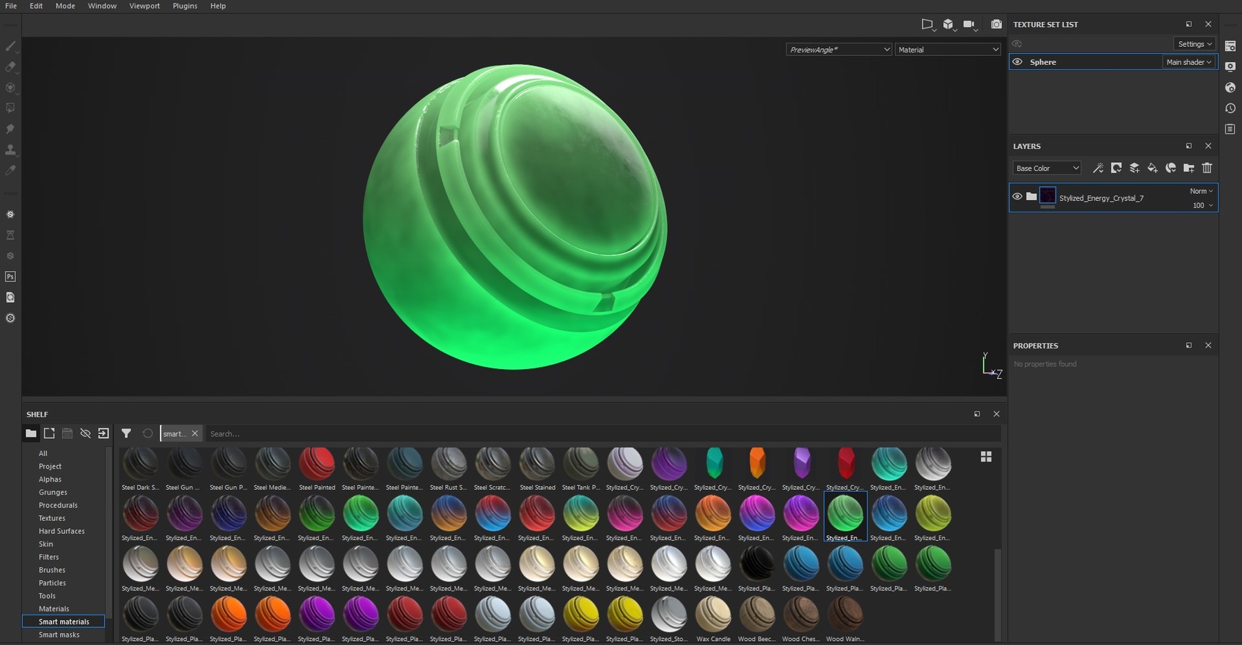 ArtStation - Stylized Energy Crystal Smart Material Bundle | Resources