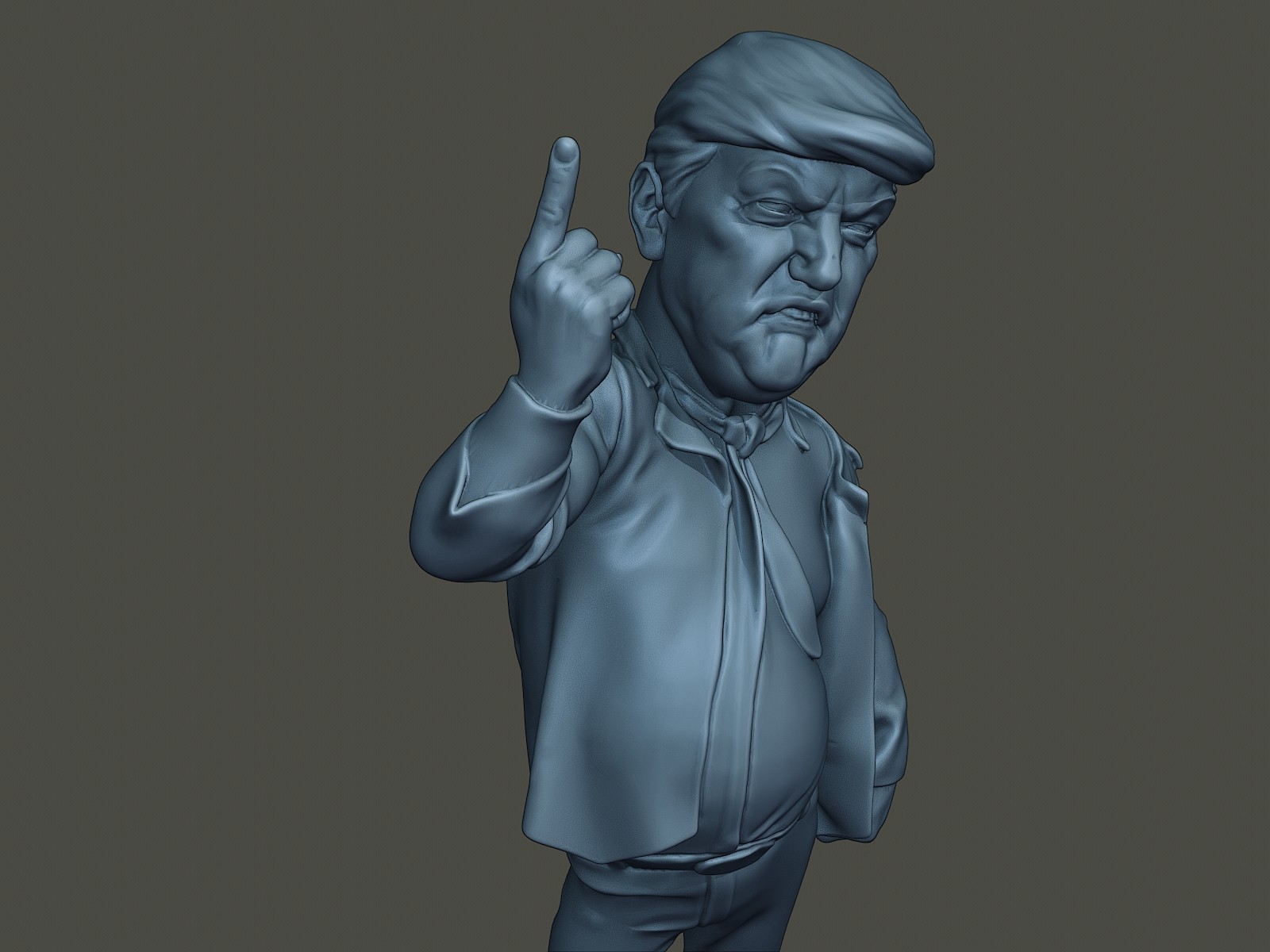 ArtStation - Donald Trump Finger Up | Resources