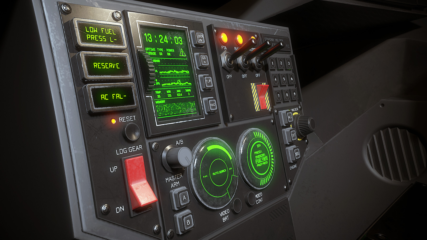 ArtStation - Stingray Sci-fi Cockpit | Resources