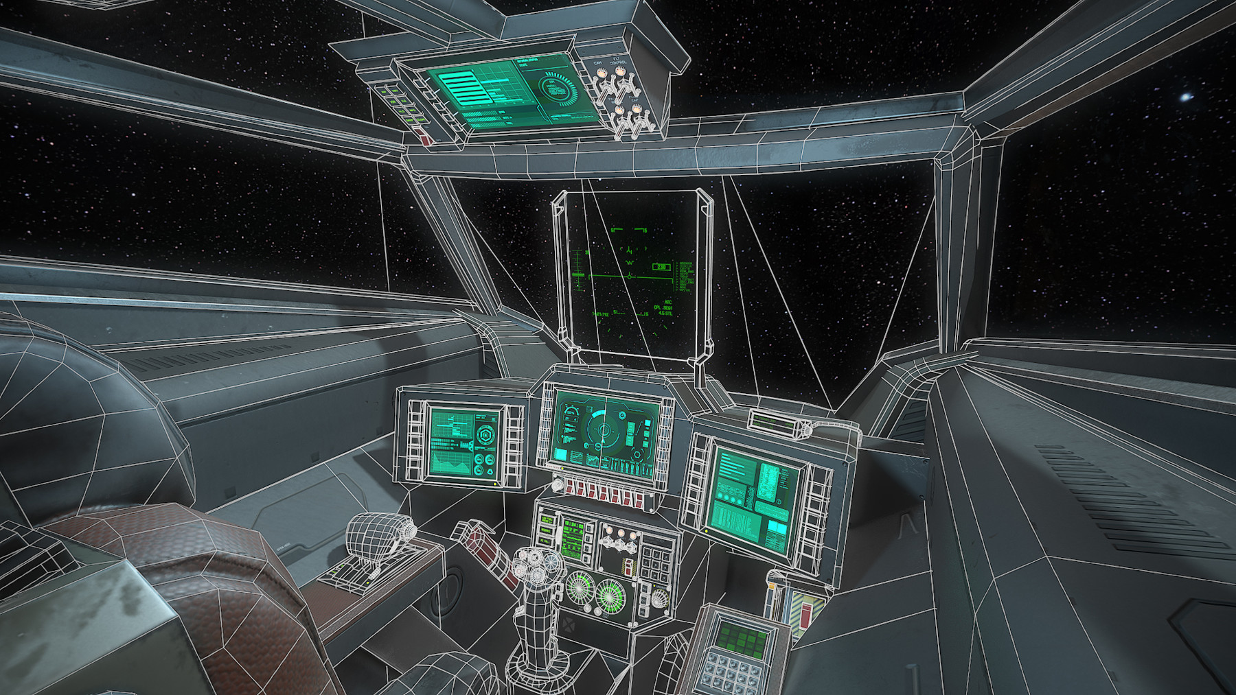 ArtStation - Stingray Sci-fi Cockpit | Resources