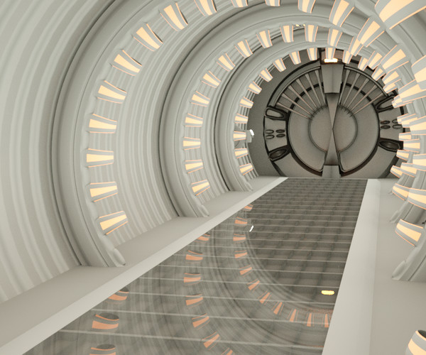 ArtStation - Spaceship Tunnel | Resources