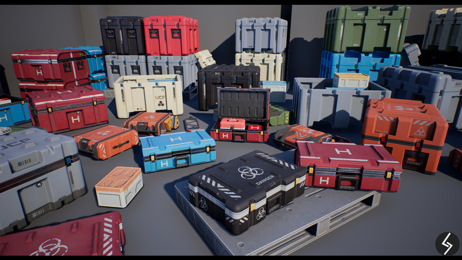 ArtStation - Sci Fi Cases Pack UE4 Unity | Game Assets