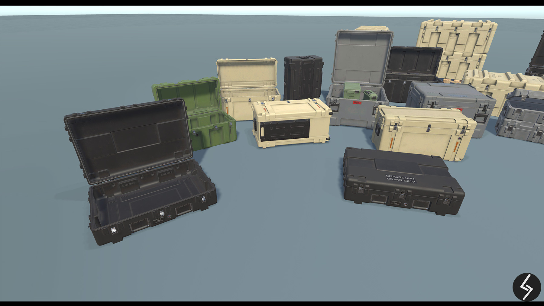 ArtStation - Military Cases Pack (UE4, Unity) | Game Assets