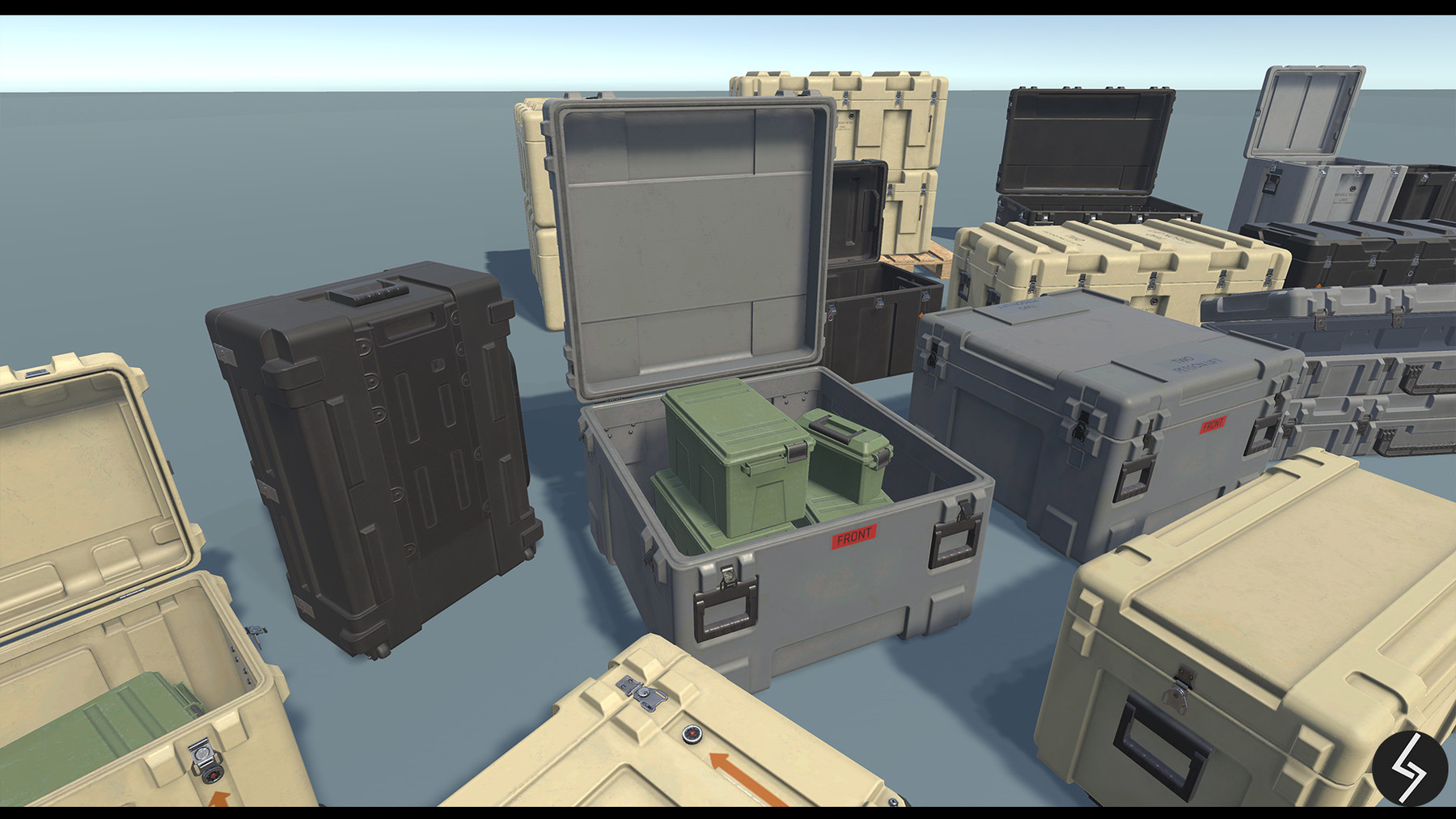 ArtStation - Military Cases Pack (UE4, Unity) | Game Assets