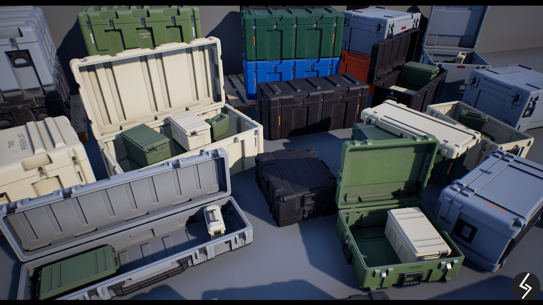 ArtStation - Military Cases Pack (UE4, Unity) | Game Assets