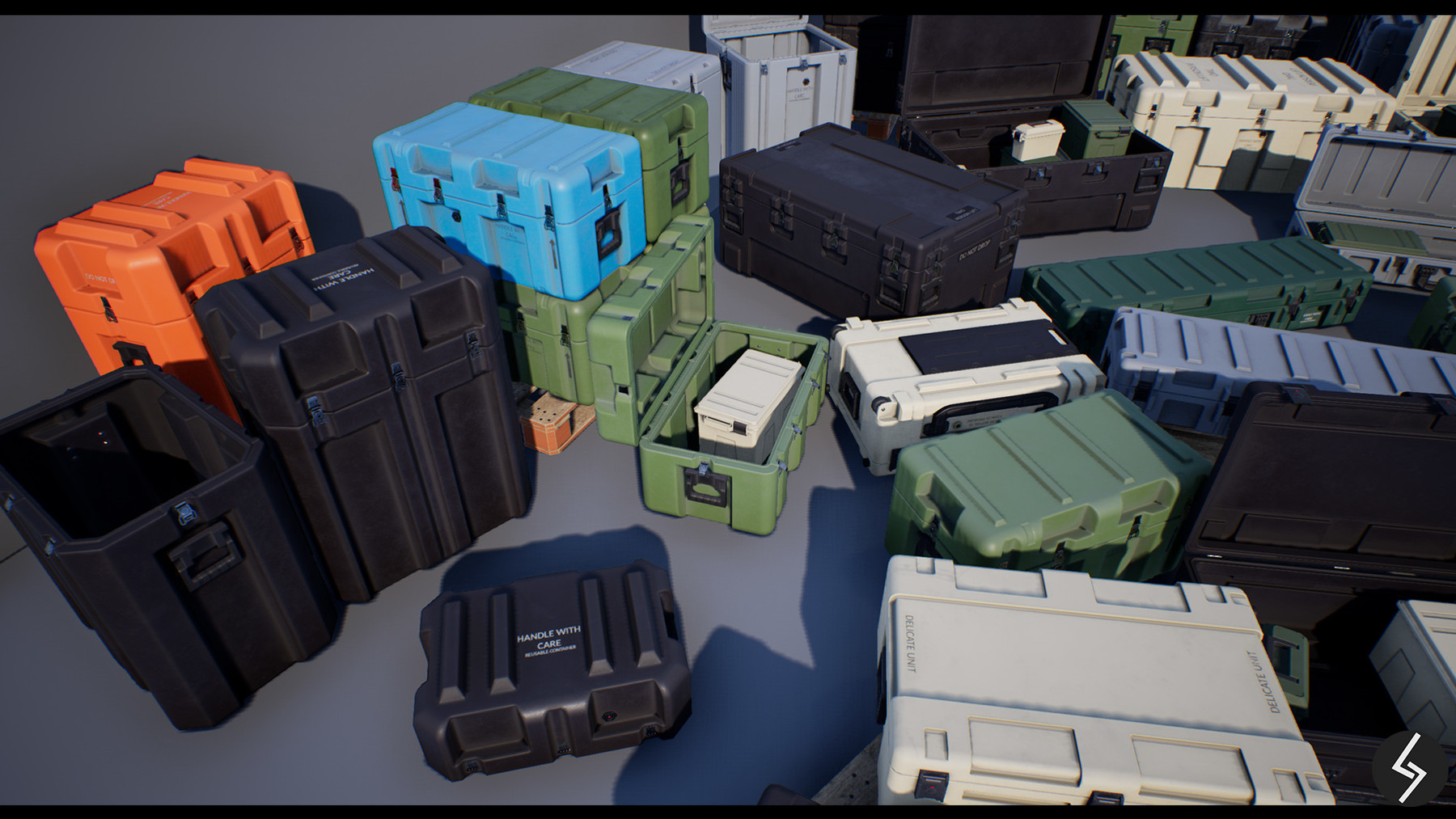 ArtStation - Military Cases Pack (UE4, Unity) | Game Assets