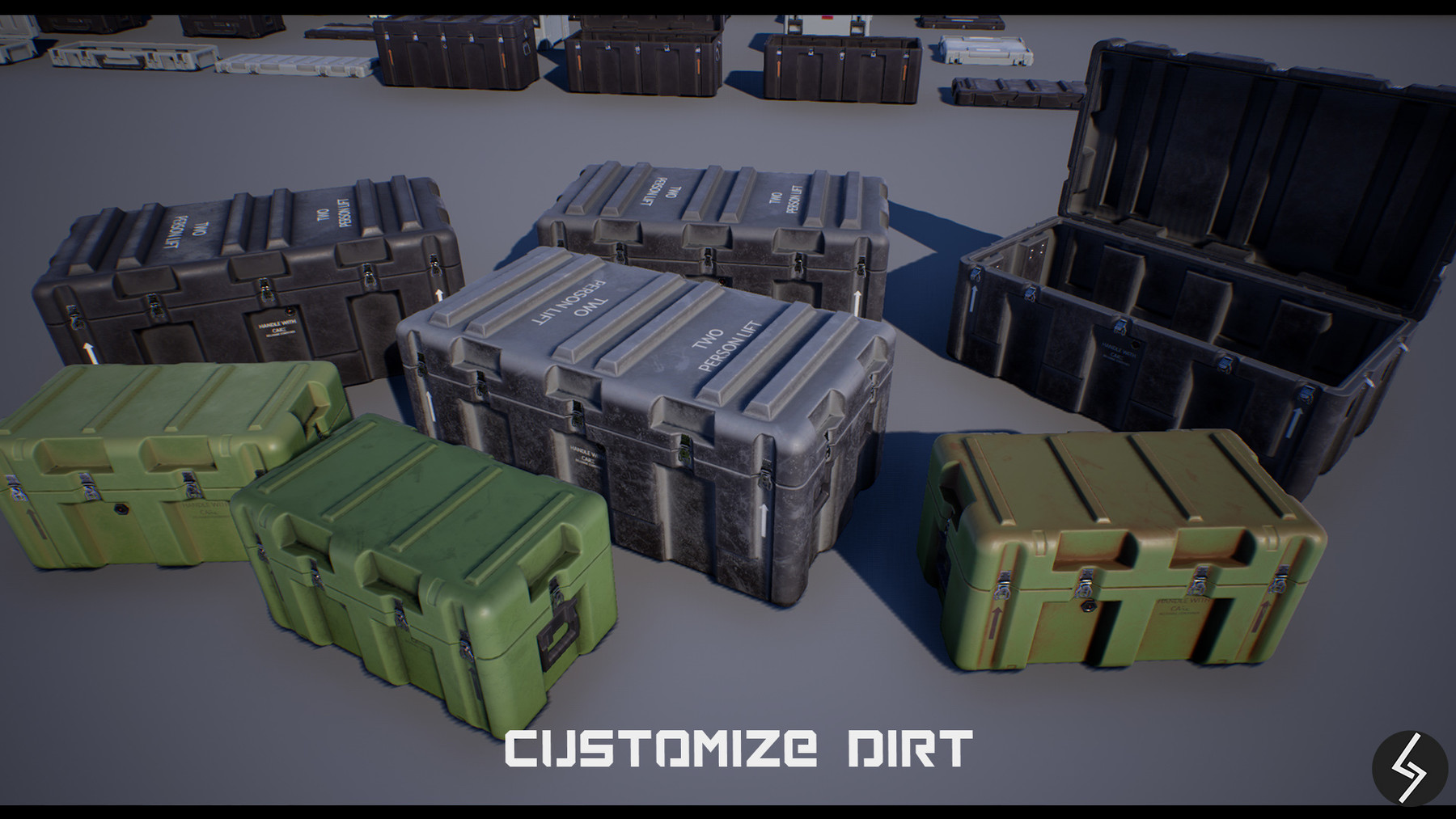 ArtStation - Military Cases Pack (UE4, Unity) | Game Assets