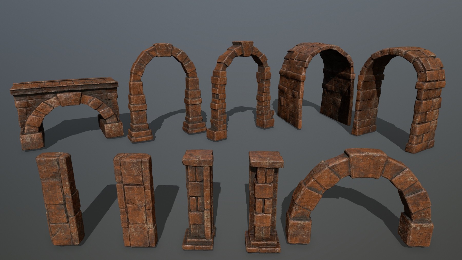 ArtStation - ruin set | Resources