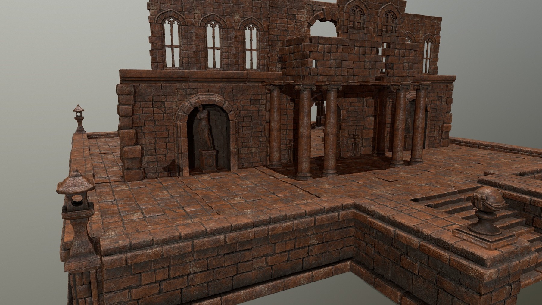 ArtStation - ruin set | Resources