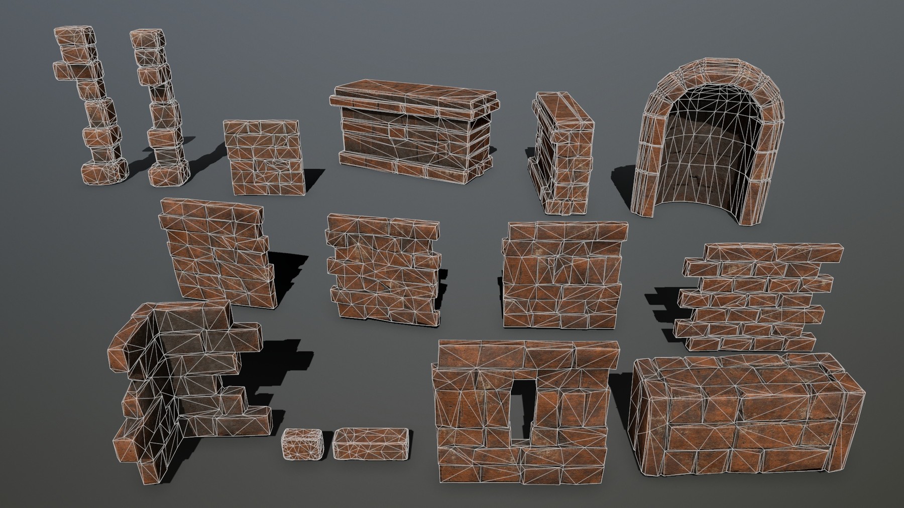 ArtStation - ruin set | Resources