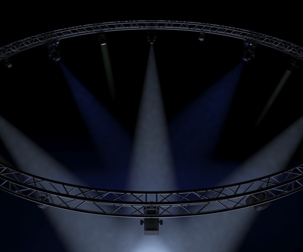 ArtStation - Circle Square Truss1000cm-Stage Lights | Resources