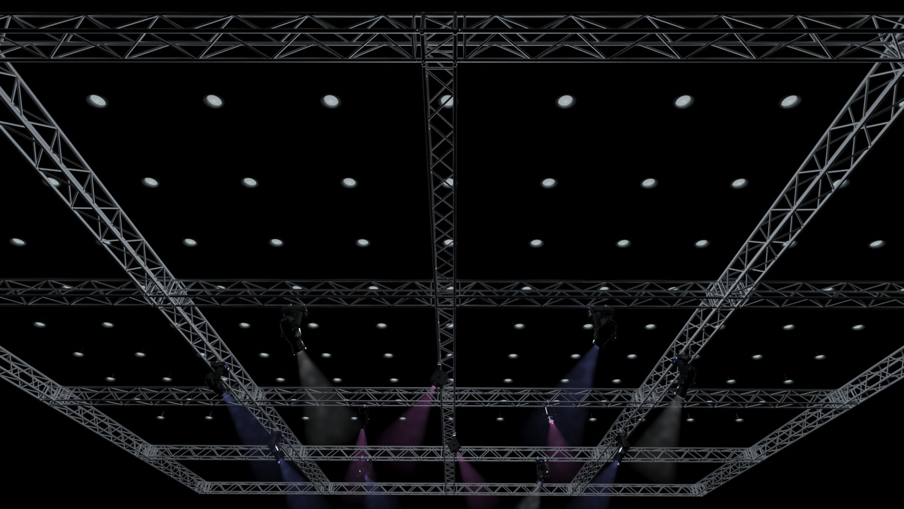 ArtStation - Big Square Truss-Stage Lights | Resources