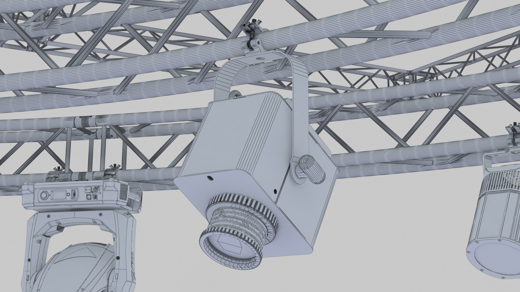 ArtStation - TV Studio Stage Truss and Lights | Resources