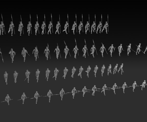 ArtStation - 3D Fighting Poses "Running" | Resources