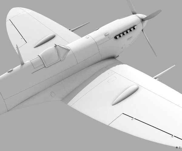 ArtStation - SUPERMARINE SPITFIRE MK IXC | Game Assets