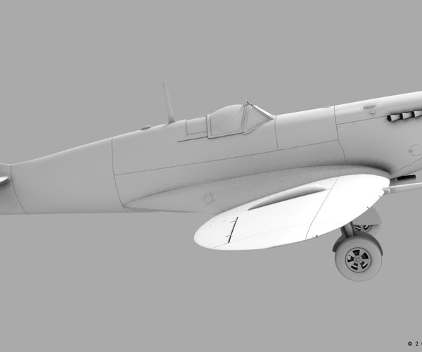 ArtStation - SUPERMARINE SPITFIRE MK IXC | Game Assets