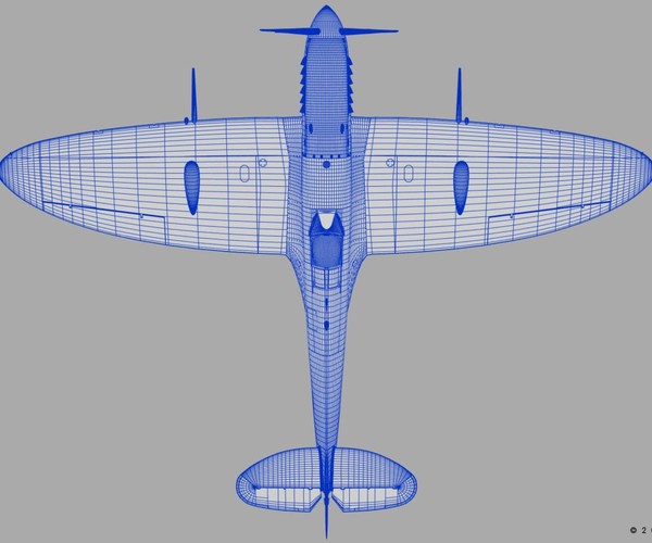 ArtStation - SUPERMARINE SPITFIRE MK IXC | Game Assets