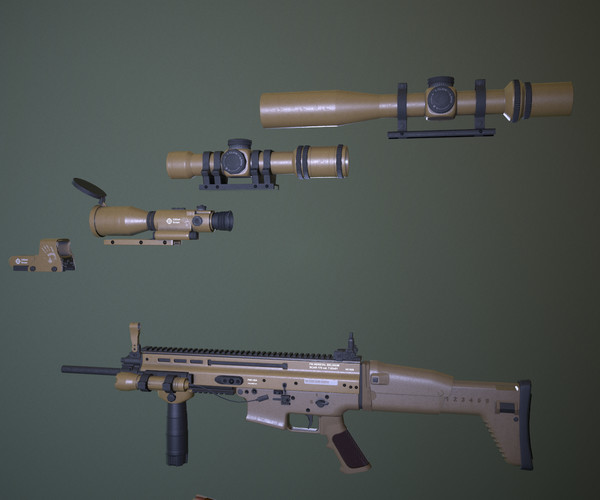 ArtStation - Scar fn | Game Assets