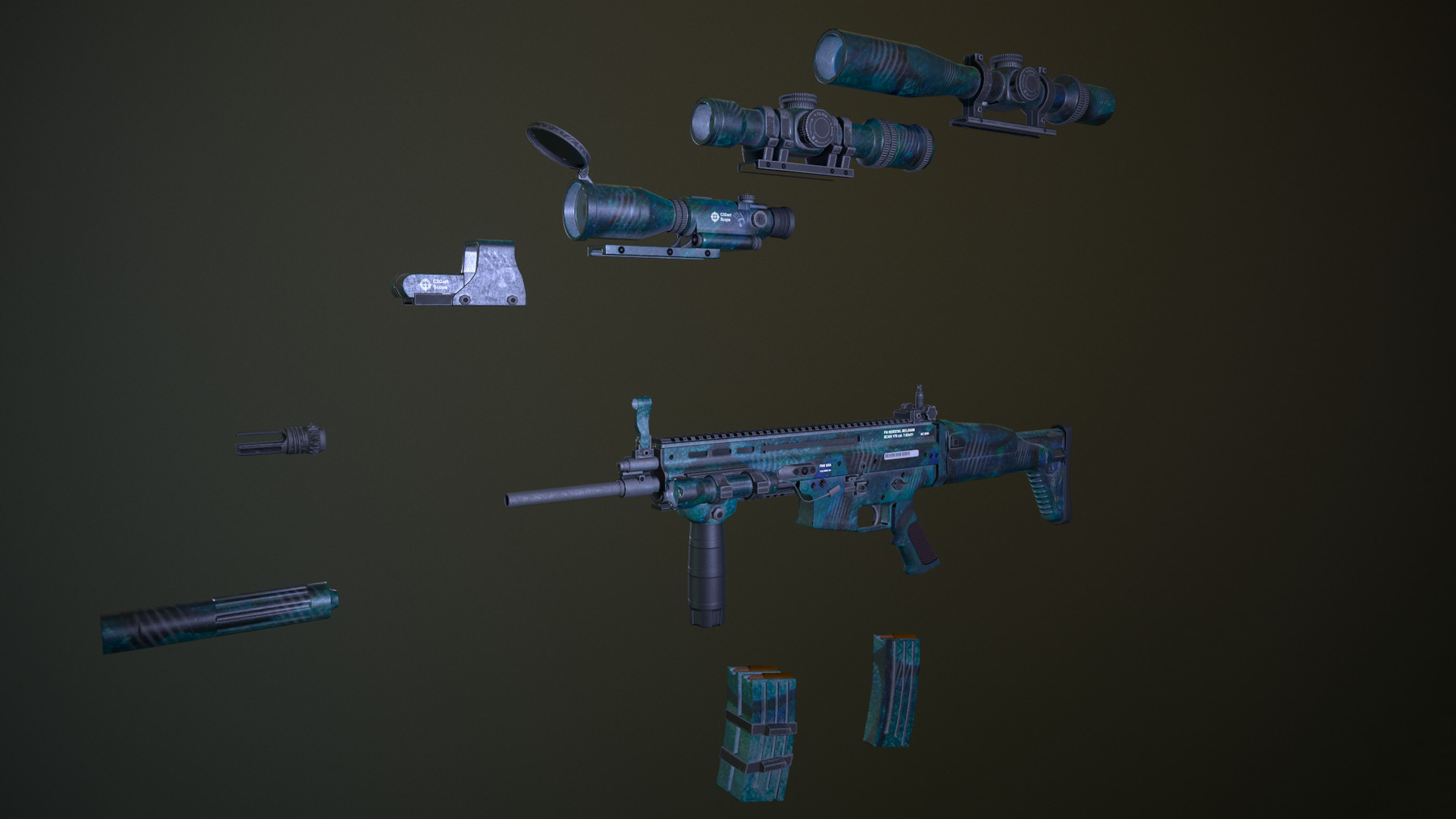 ArtStation - Scar fn | Game Assets