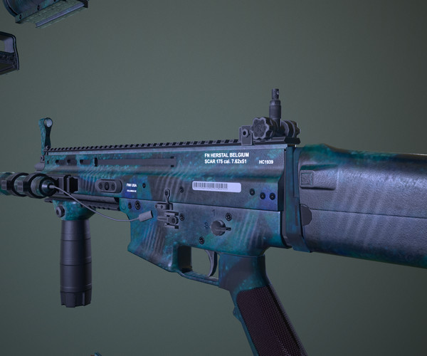 ArtStation - Scar fn | Game Assets