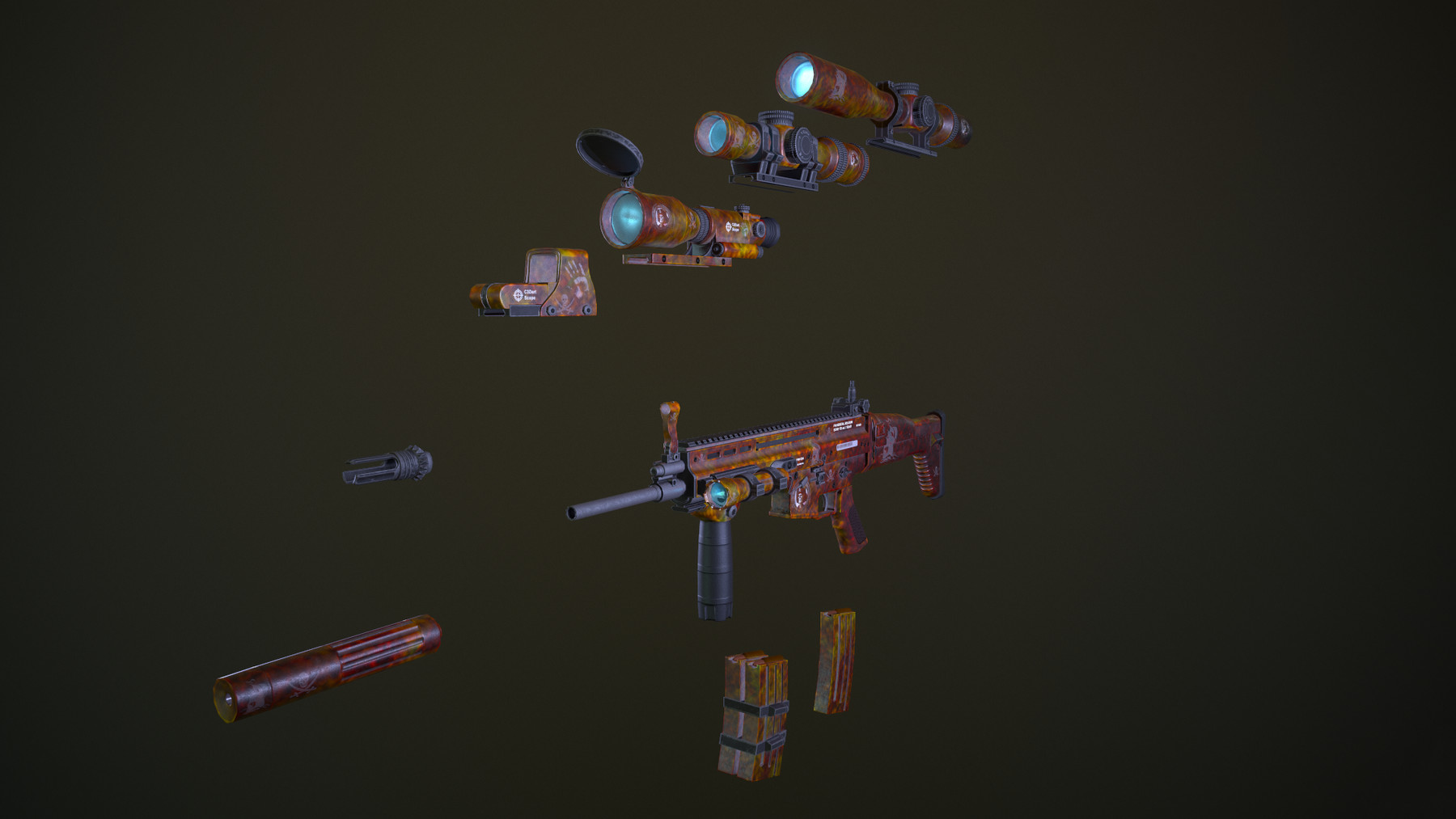 ArtStation - Scar fn | Game Assets