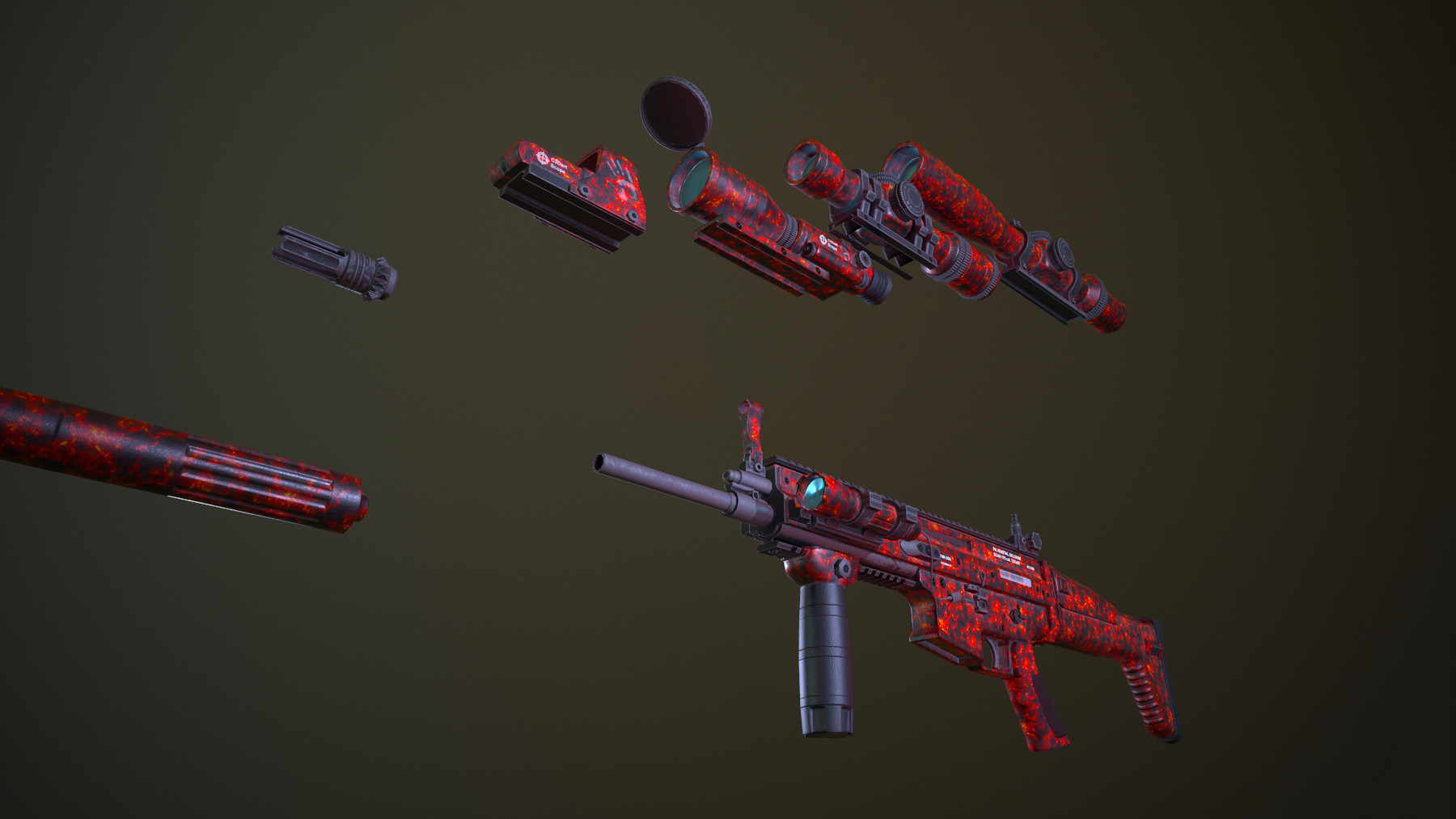 ArtStation - Scar fn | Game Assets