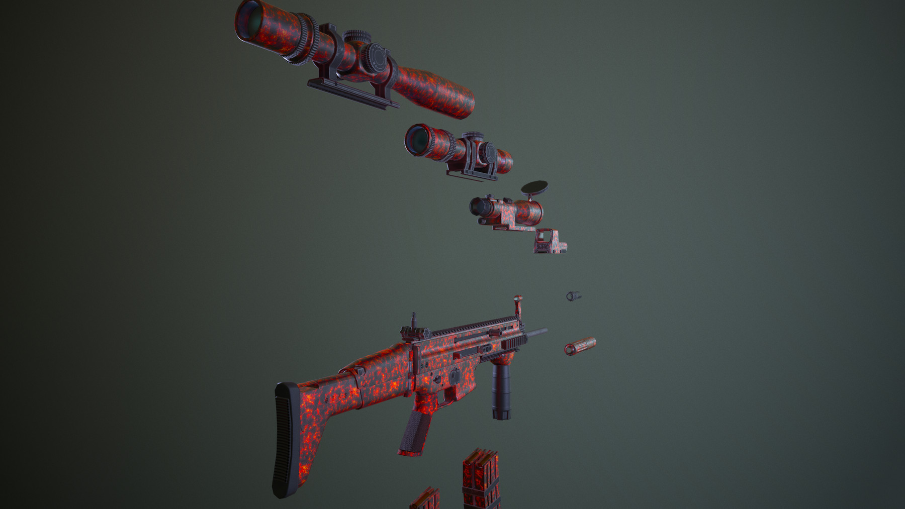 ArtStation - Scar fn | Game Assets